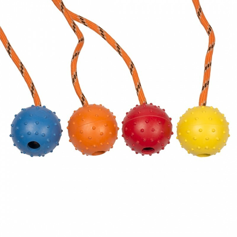 Duvo+ Igračka za pse - Dental lopta sa konopcem Mix 33cm Mixed Colors