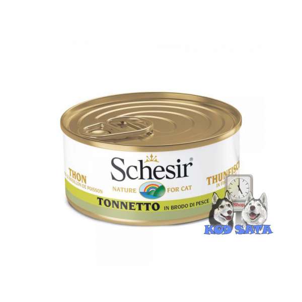 Schesir Cat Tunjevina U Prirodnom Sosu (70g x 6)