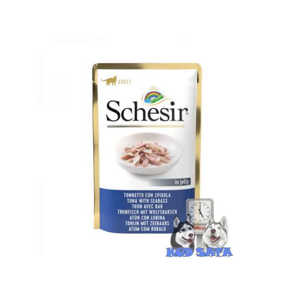 Schesir Cat Tunjevina i Brancin U Želeu (85g x 6)