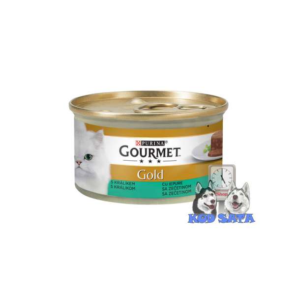 Gourmet Gold Konzerva Za Mačke Zečetina Pate 85g