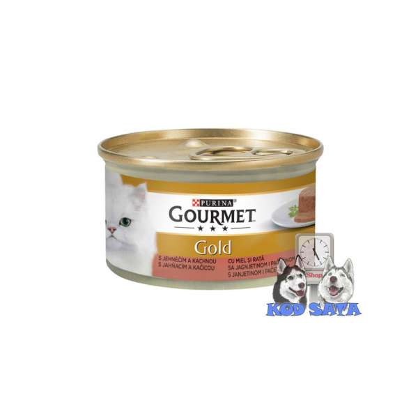 Gourmet Gold Konzerva Za Mačke Jagnjetina i Pačetina Pate 85g