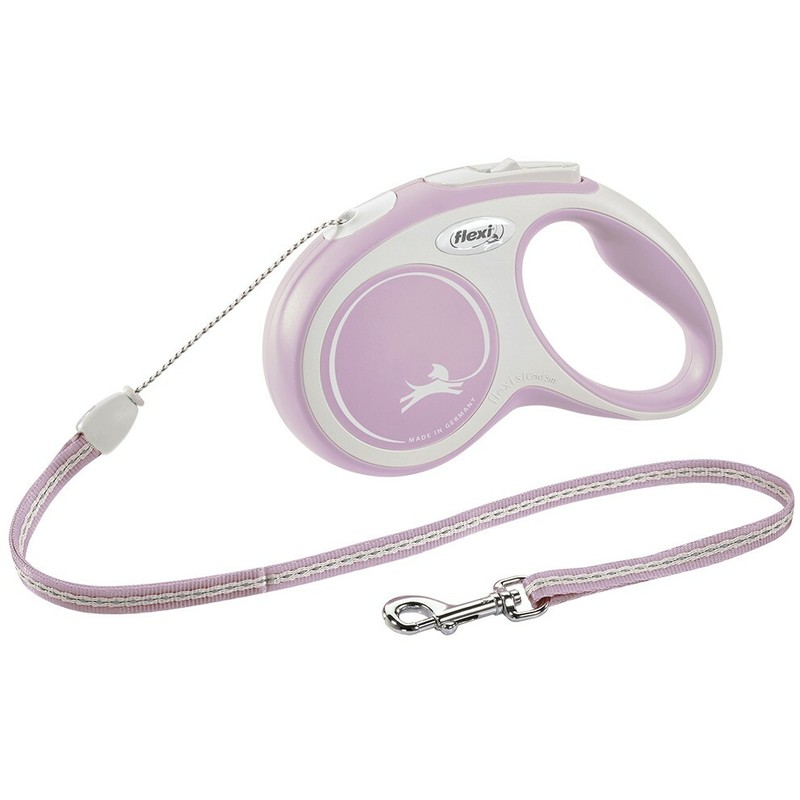Flexi Comfort S Cord 5m roze