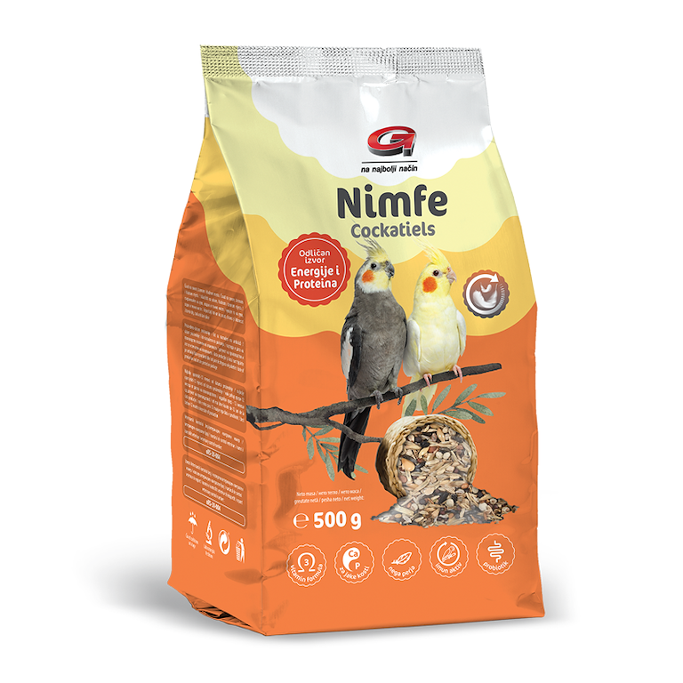 Hrana za nimfe 0,5kg