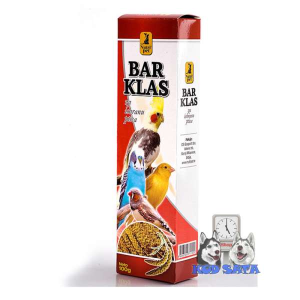 Nutripet Bar Klas Za Ishranu Ptica 100g