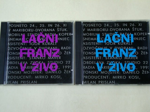 Lačni Franz - V Živo (2xCD)