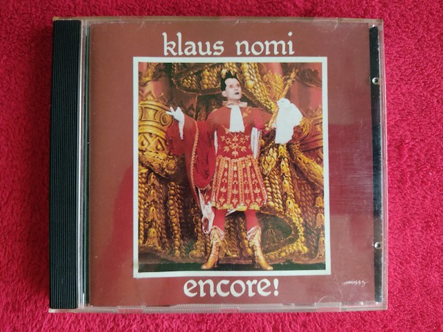 Klaus Nomi – Encore! - original ✅