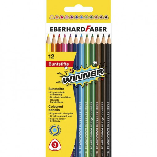 Eberhard Faber boje drvene 1/12 WINNER