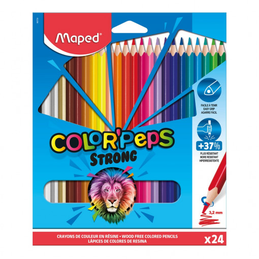 BOJICE ZA CRTANJE MAPED COLOR`PEPS STRONG 1/24