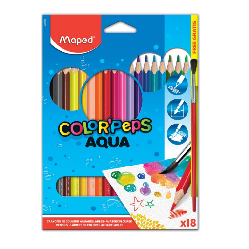 DRVENE BOJICE MAPED COLOR`PEPS AQUA 1/18