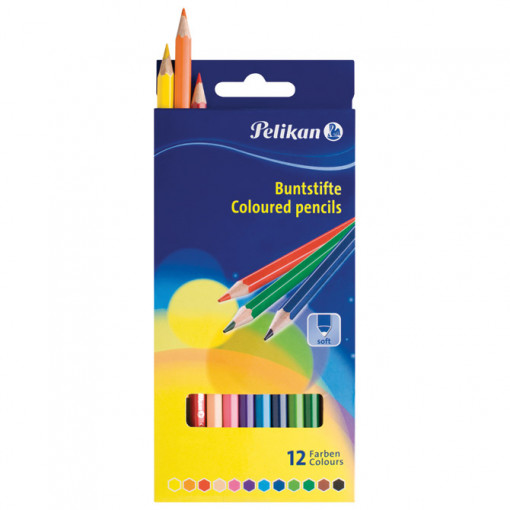 Boje drvene 12boja Pelikan 724005