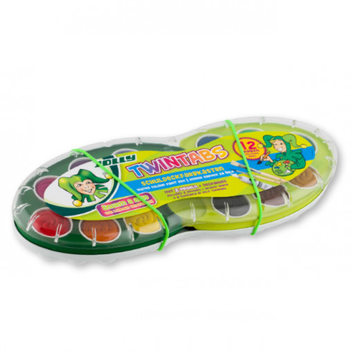 Vodene boje Jolly 1/12 Twintabs plastična kutija