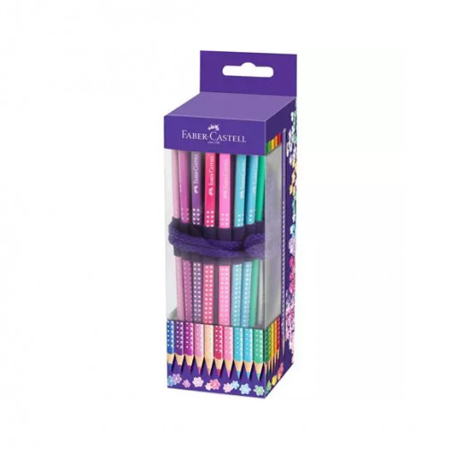 Faber Castell bojice Grip Sparkle u rolo etuiu 1/23