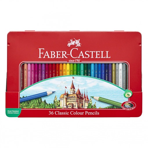 Drvene bojice Vitez metalna kutija 1/36 Faber Castell