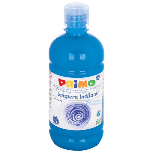 Boja tempera 0,5 litra Primo CMP 202BR500501 svetlo plava (cyan)