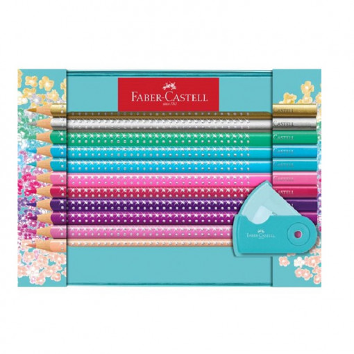 Drvene bojice gift set Sparkle 1/20+rezač Faber Castell