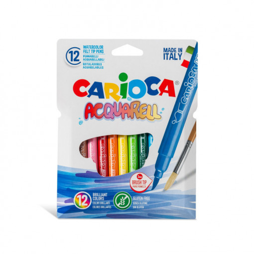 Flomasteri akvarel 1/12 Carioca