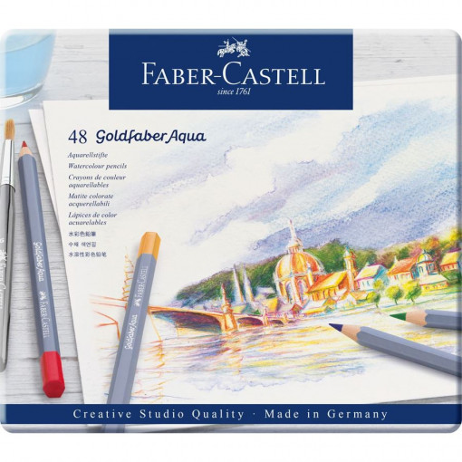 Goldfaber akvakolor drvene boje 1/48 Faber Castell