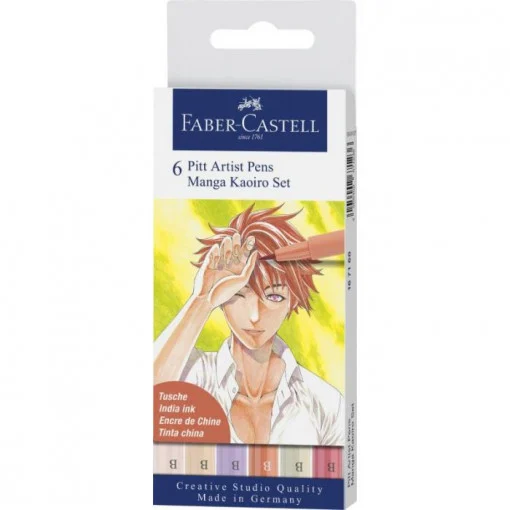 Faber Castell pitt art pen 1/6 Kaoiro Manga