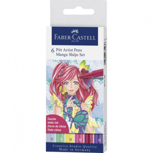 Faber Castell pitt art pen 1/6 Shojo Manga