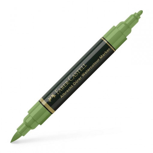 Faber Castell AKVAREL obostrani marker Albrecht Durer 167 Permanent Green Olive