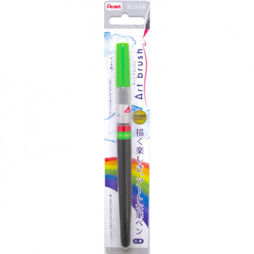 Pentel ARTS četkica sa tečnom bojom SVETLO ZELENA