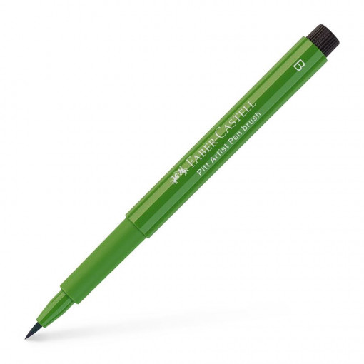 Faber-Castell Pitt artist Pen Brush India ink pen permanent green olive 167