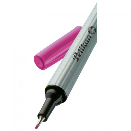 Flomaster fineliner 0,4mm 96F Pelikan roze 1/10
