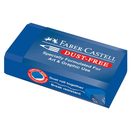 FABER CASTELL gumica Dust-free plava