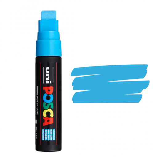 Uni Posca Paint Marker Pen PC-17K - Light blue