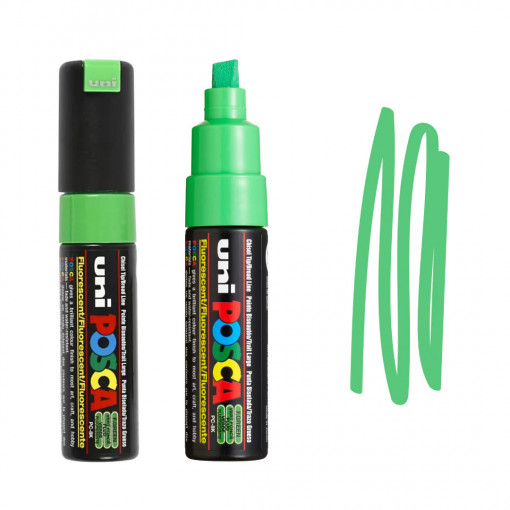 Uni Posca Paint Marker Pen PC-8K - Fluorescent green
