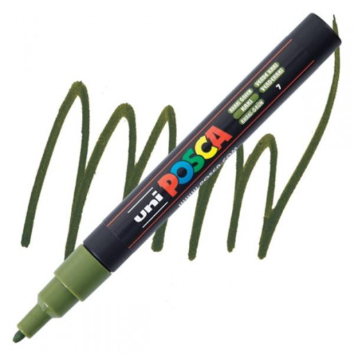 Uni Posca Paint Marker Pen PC-3M - khaki green