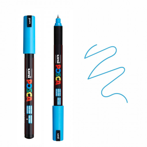 Uni Posca Paint Marker Pen PC-1MR - Light blue