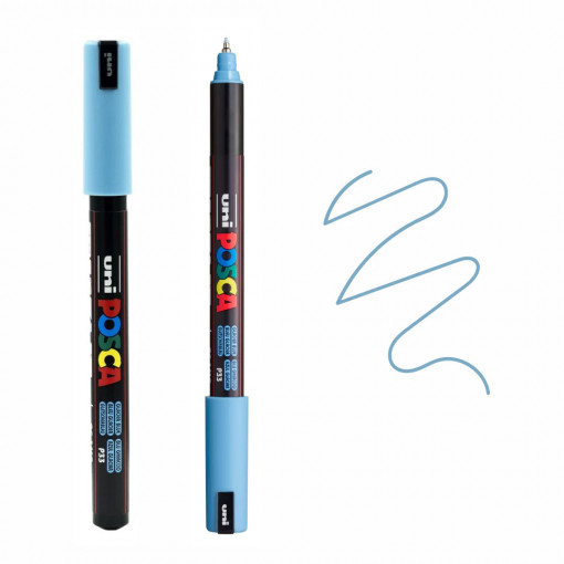 Uni Posca Paint Marker Pen PC-1MR - Glacier blue
