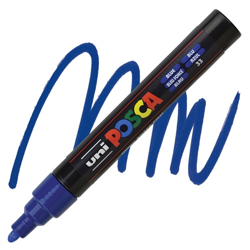 Uni Posca Paint Marker Pen PC-5M - Blue