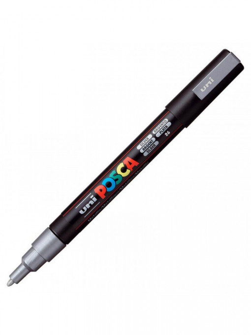 Uni Posca Paint Marker Pen PC-3M - Silver