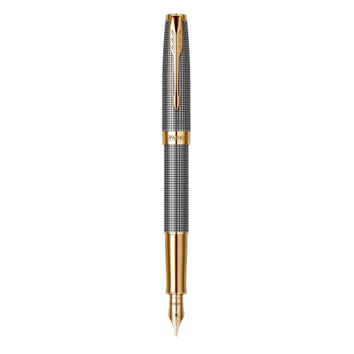 Nalivpero Parker Royal Sonet Silver Chisel GT F