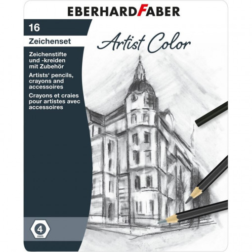 Eberhard Faber set za crtanje METALNA KUTIJA 1/16