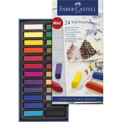 Faber Castell SOFTPASTELE 1/24 kratke