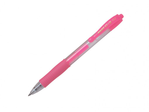 Roler PILOT G2 0.7 neon roze