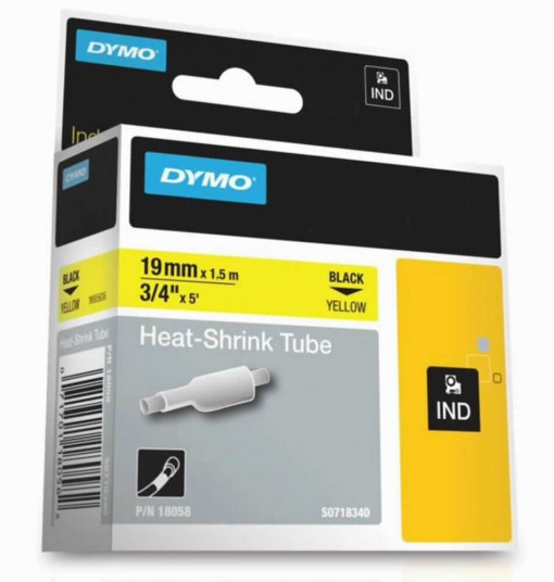 DYMO traka termo IND 9mmx1.5m, crna/belo