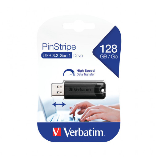 Memorija USB 3.0 128Gb PinStripe Verbatim