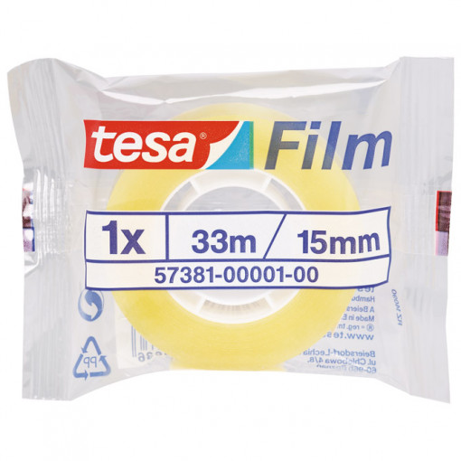 Traka lepljiva 15mm/33m Tesafilm Tesa 57381 providna