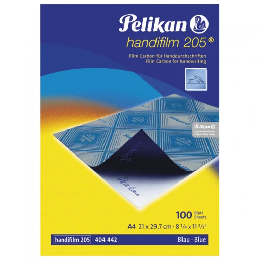 Indigo ručni film A4 pk100 205 Pelikan 404442 plavi
