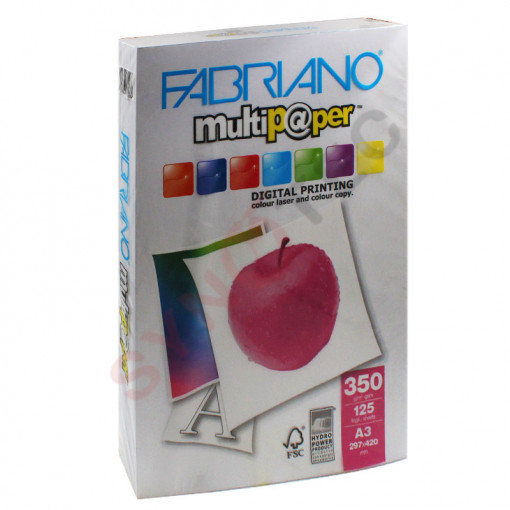 Papir Multi A3 350g pk125 Fabriano 53929742