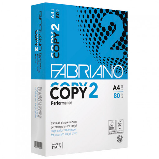 Papir Copy 2 A4 80g pk2500 Fabriano 41021297