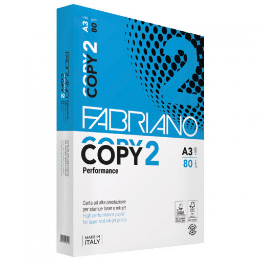 Papir Copy 2 A3 80g pk2500 Fabriano 41029742