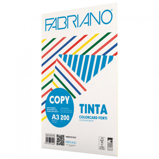 Papir Copytinta A3 200g pk100 Fabriano 69229742 pastelna mešavina 5boja