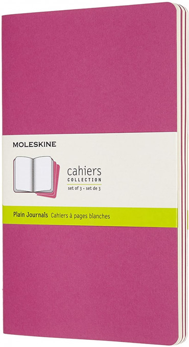 Moleskine Cahier Journal, Soft Cover, Large, Kinetic Pink