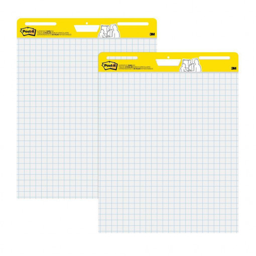 Samolepljivi flipchart blok karirani, 30l, 64x76cm, Post-it 559