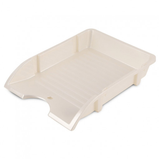 Polica za spise Donau 7455001PL-25 biserno bela